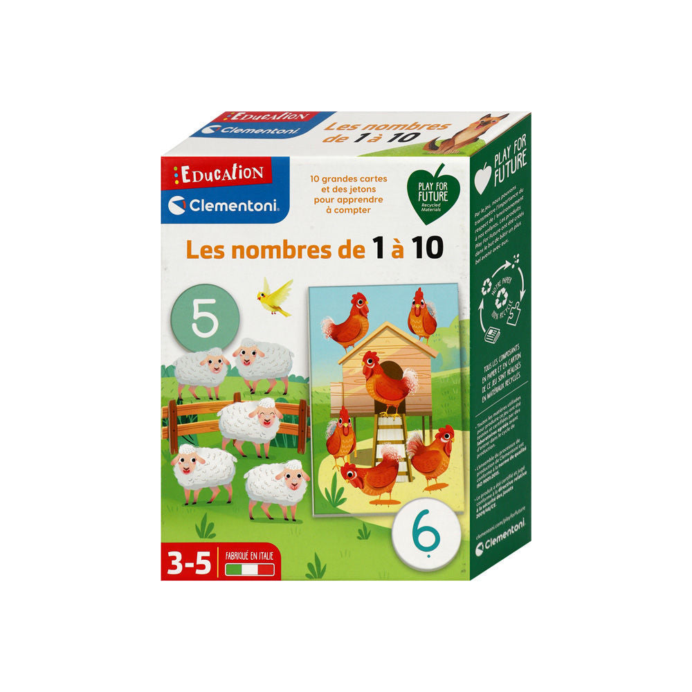 Les nombres de 1 à 10 – CLEMENTONI – Mario Toys